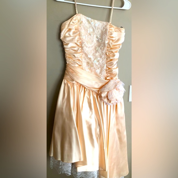 Zum Zum by Niki Livas | Dresses | Vintage Zum Zum Peach Colored Prom ...